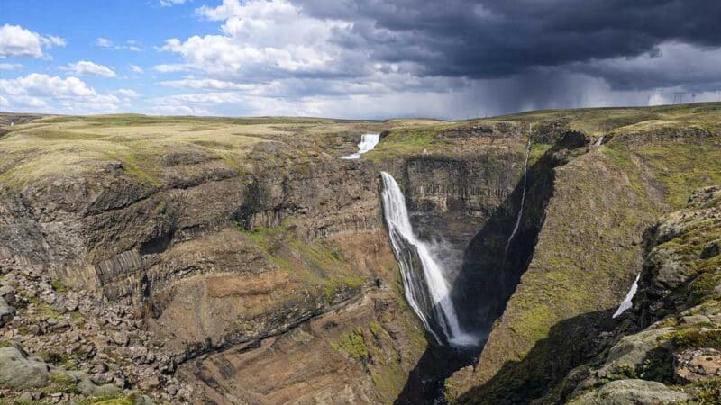 Haifoss, Iceland: the waterfall road trip Stranger Things fans are ...